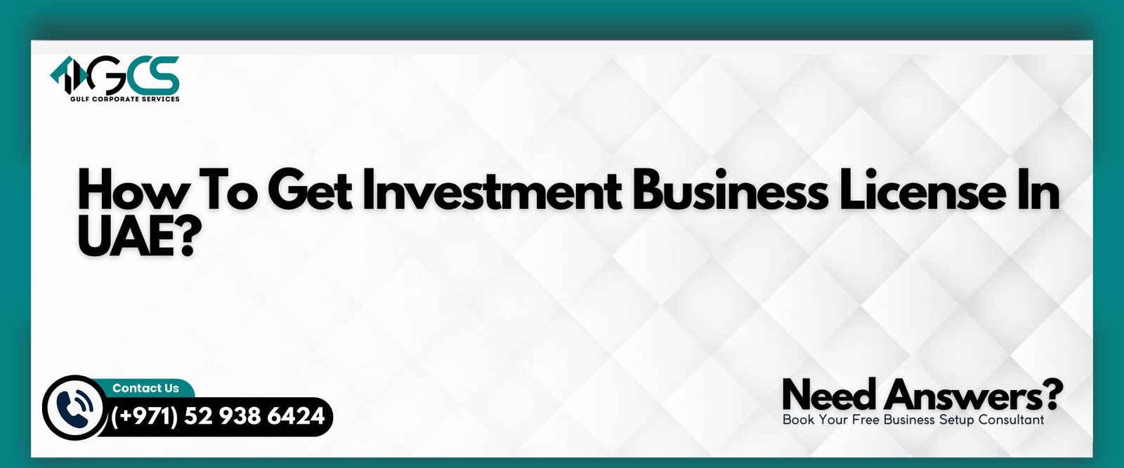 How To Get Investment Business License In UAE?