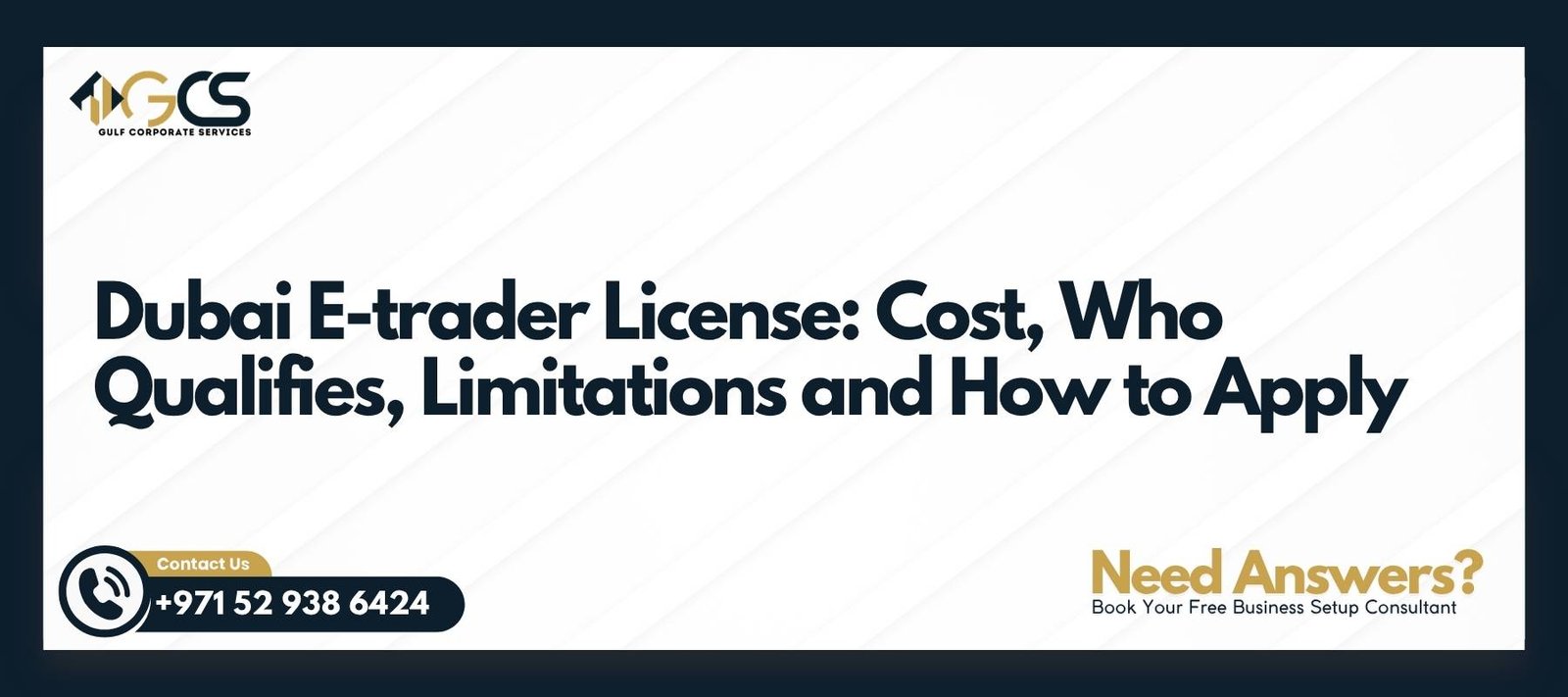 E-trader License Dubai 2026: Cost, Who Qualifies, Limitations and E ...