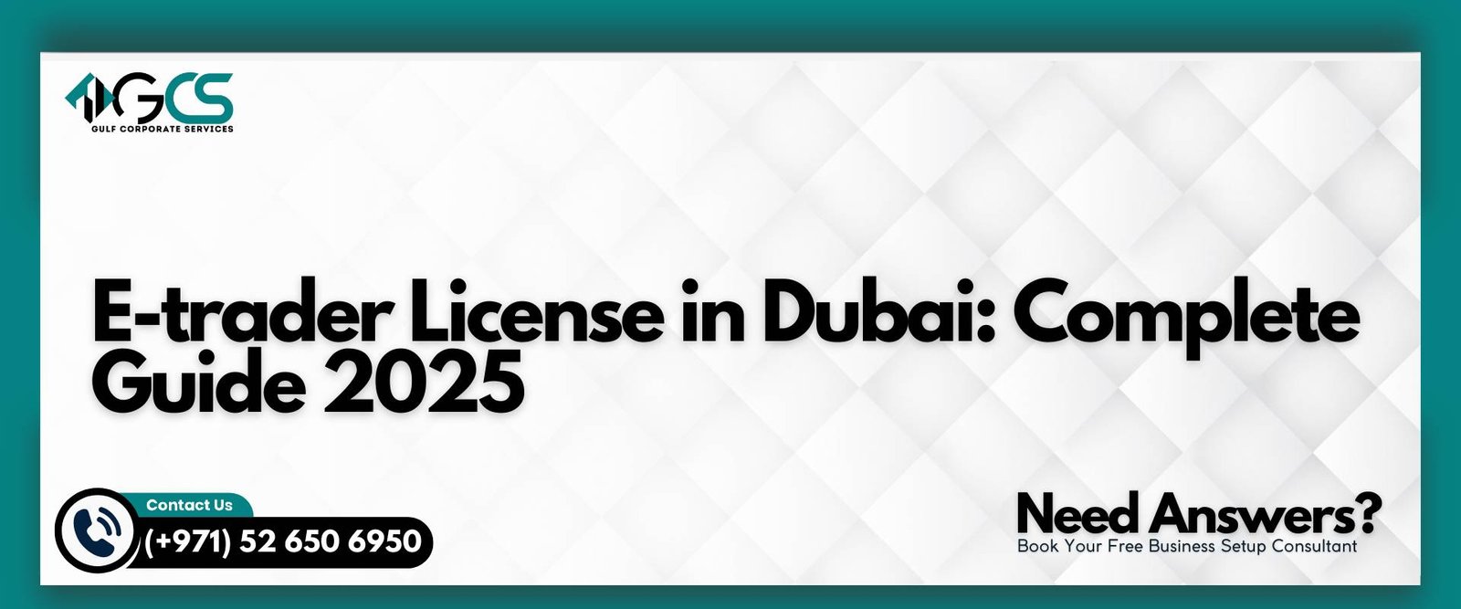 E-trader License in Dubai: Complete Guide 2025 | GCS Group