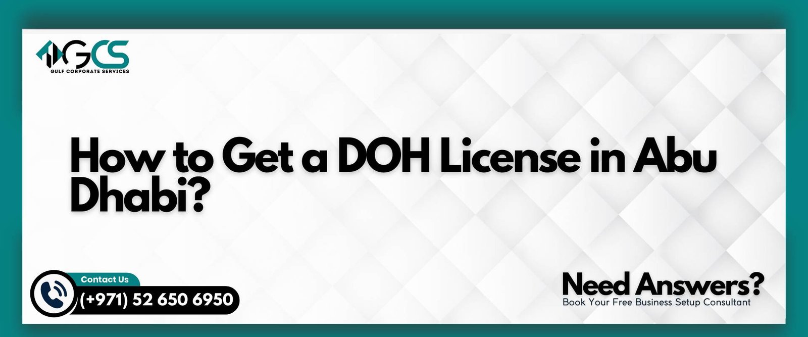 How to Get a DOH License in Abu Dhabi? | Gulf Corporate Services