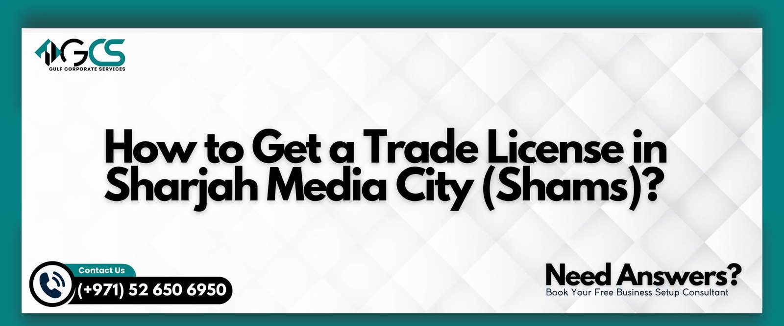 Trade License in Sharjah Media City (Shams) | Gulf Corporate Services