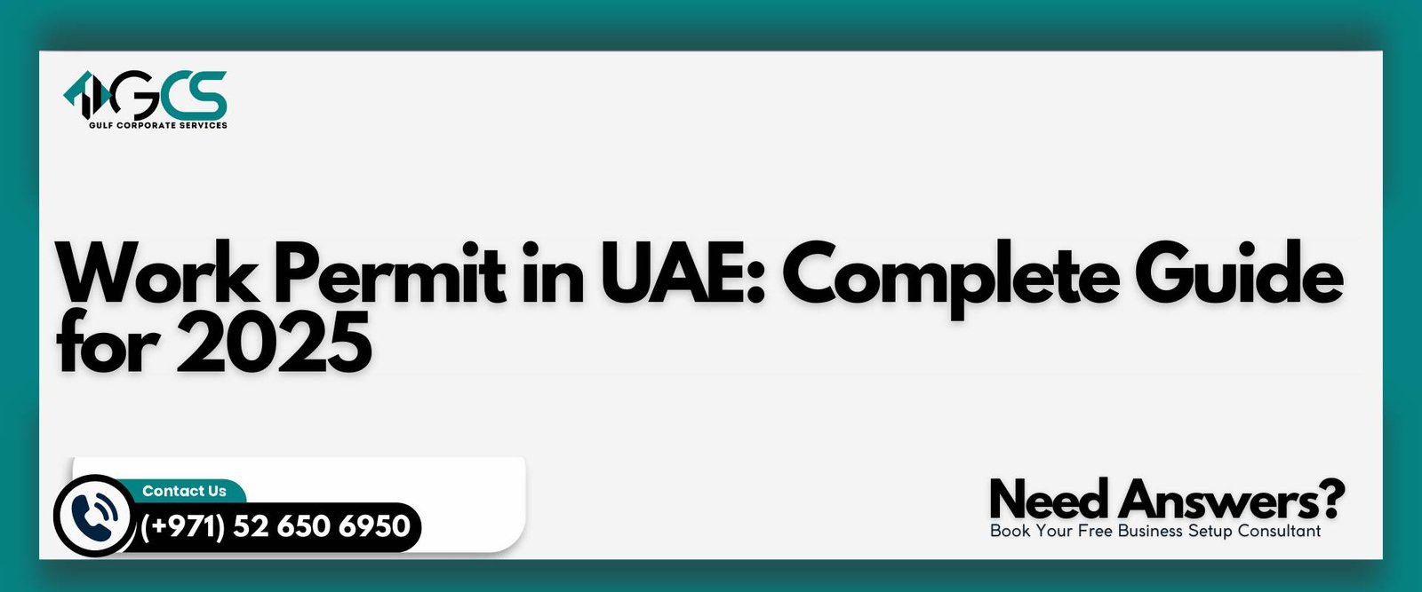 Work Permit in UAE | Gulf Corporate Services